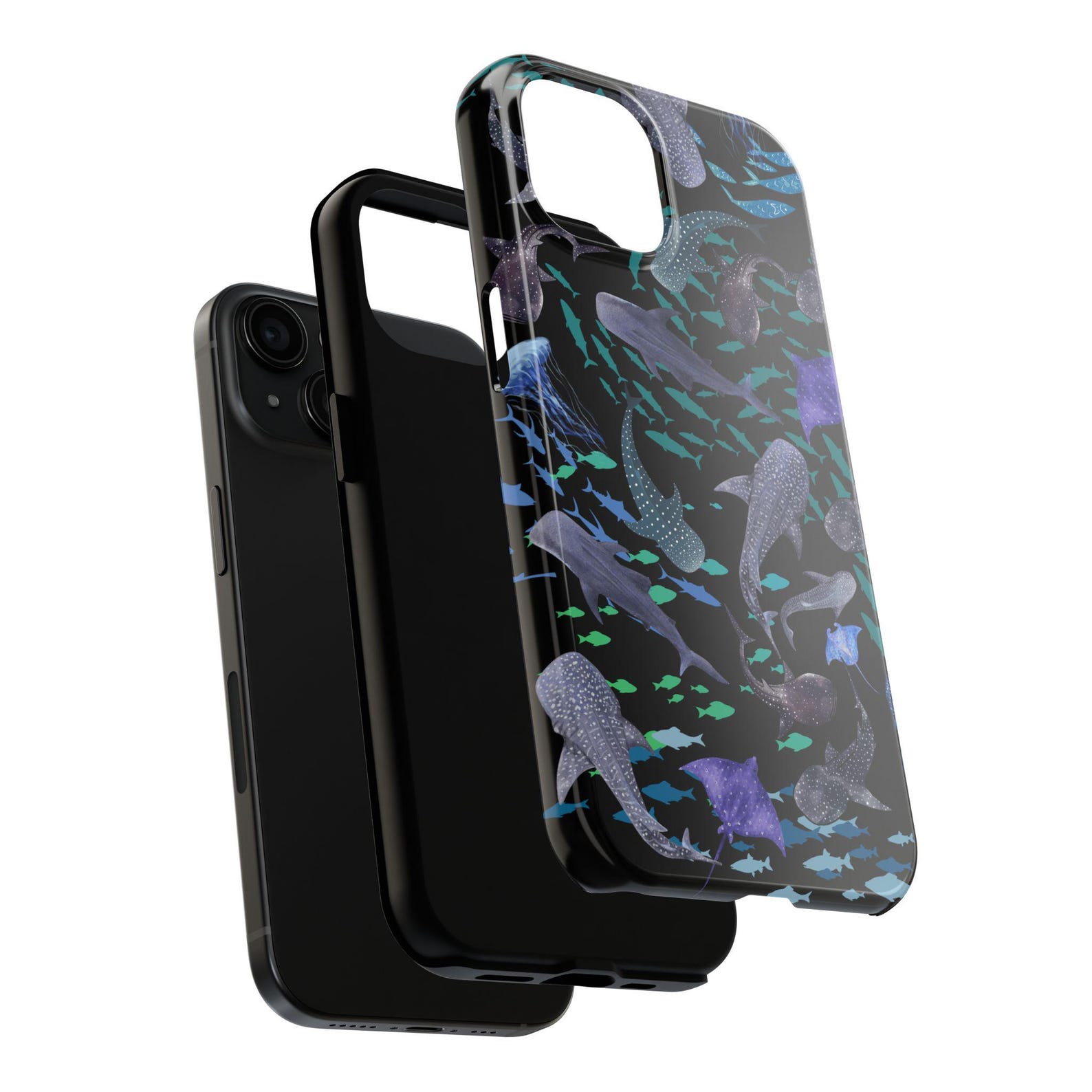 Whale Shark Phone Case, Tough, Two Piece, Impact Resistant, Whale Shark ...