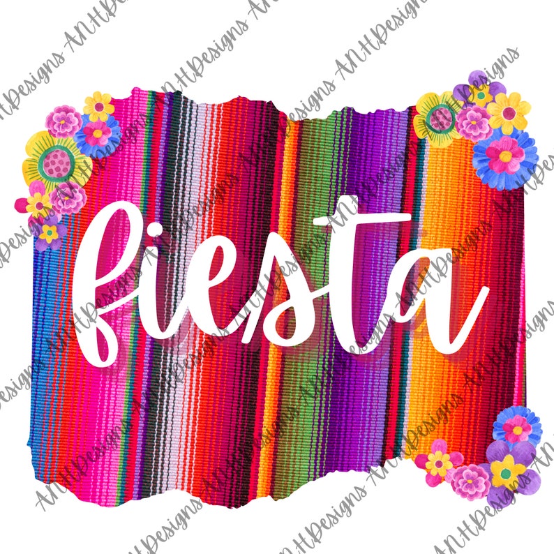 Fiesta Colorful Sarape Design Cinco De Mayo Sublimation Png File - Etsy