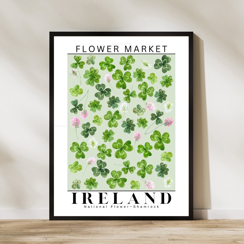 Shamrock Wall Art - Etsy