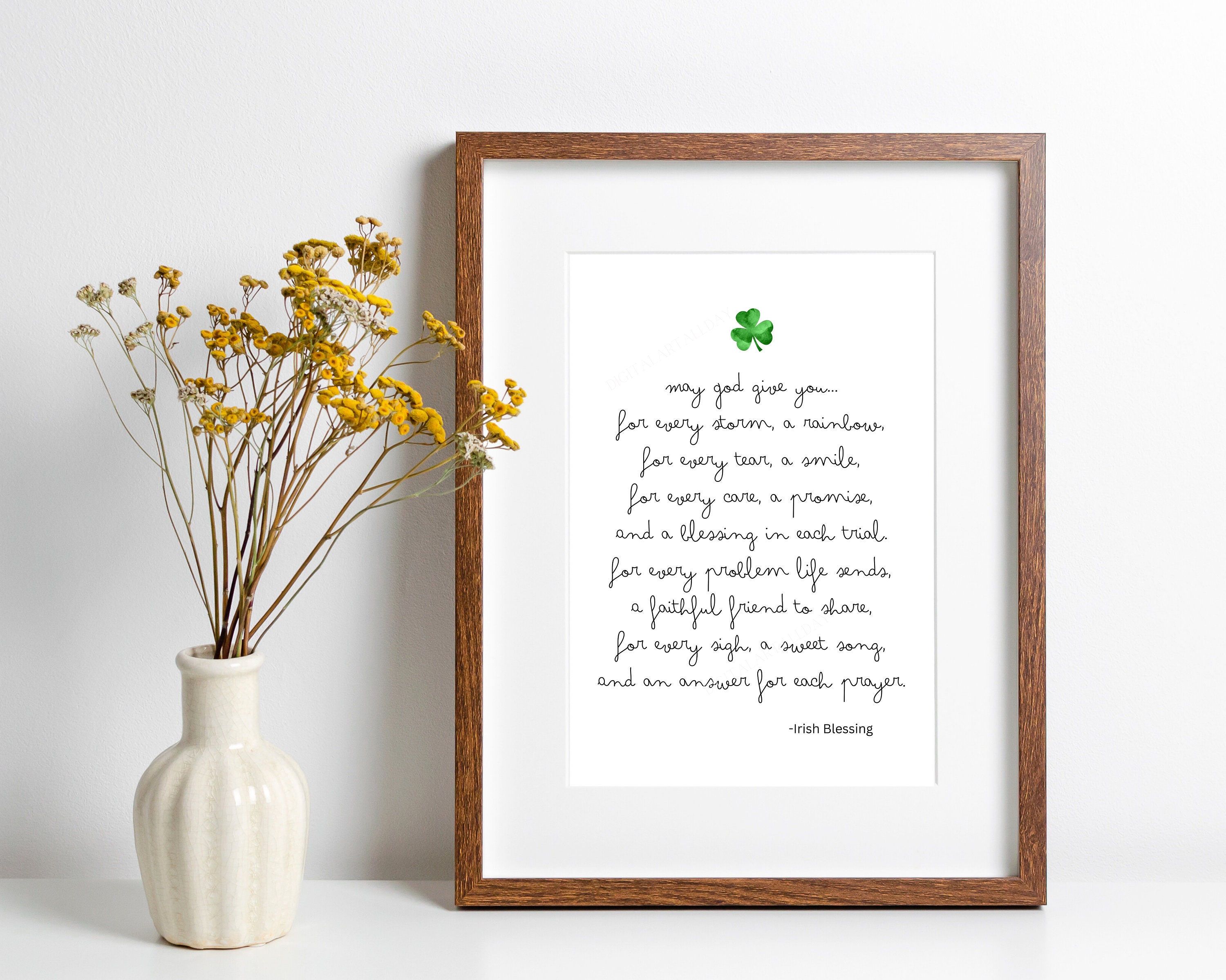 May God Give You for Every Storm, Irish Blessing, Inspirational Quotes ...