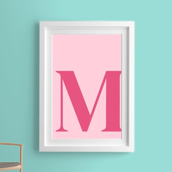 Letter M Print - Etsy