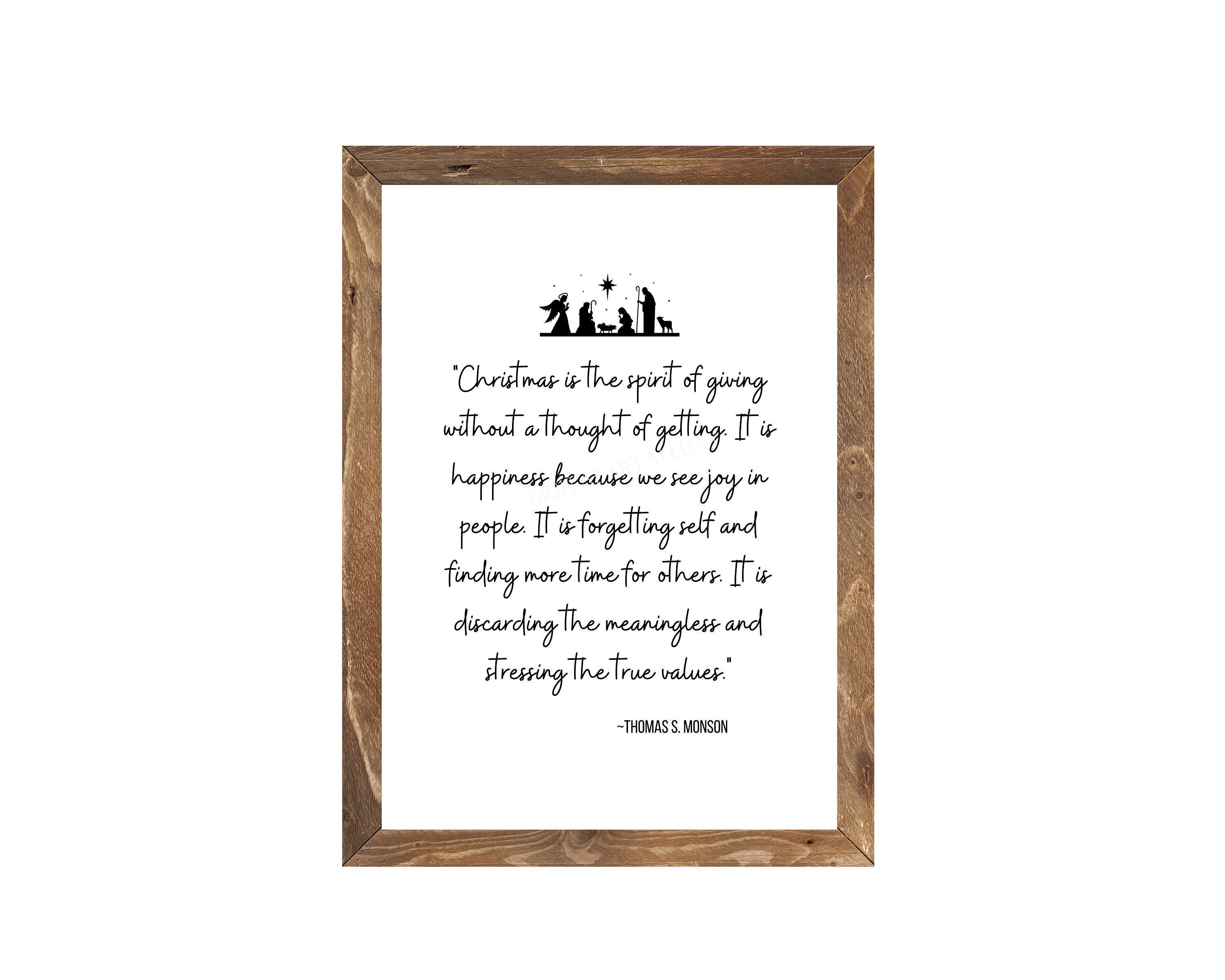 Thomas Monson Printable, Inspirational Quotes, Christmas Quotes, Quotes ...