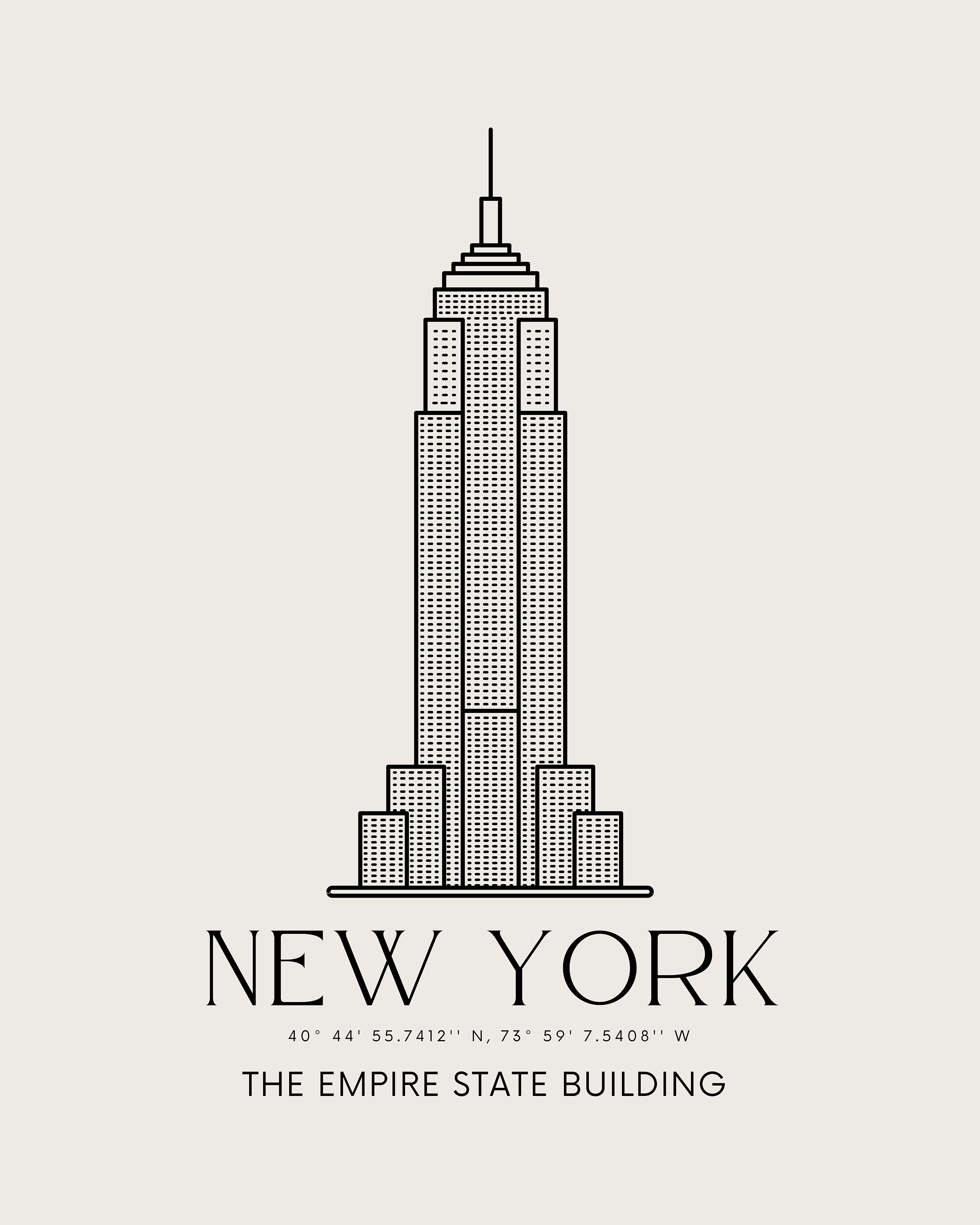 Empire State Building Drawing Kids