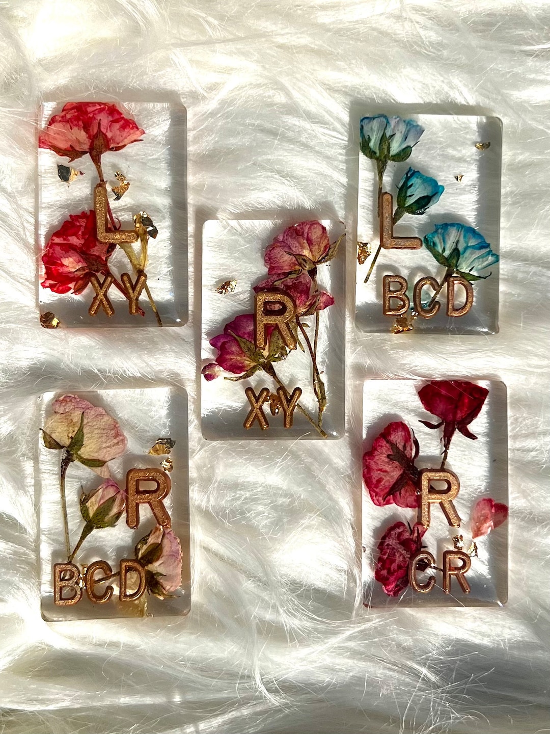 Dried Flower X-ray Markers: Rad Tech Gift, Gold Flakes - Etsy