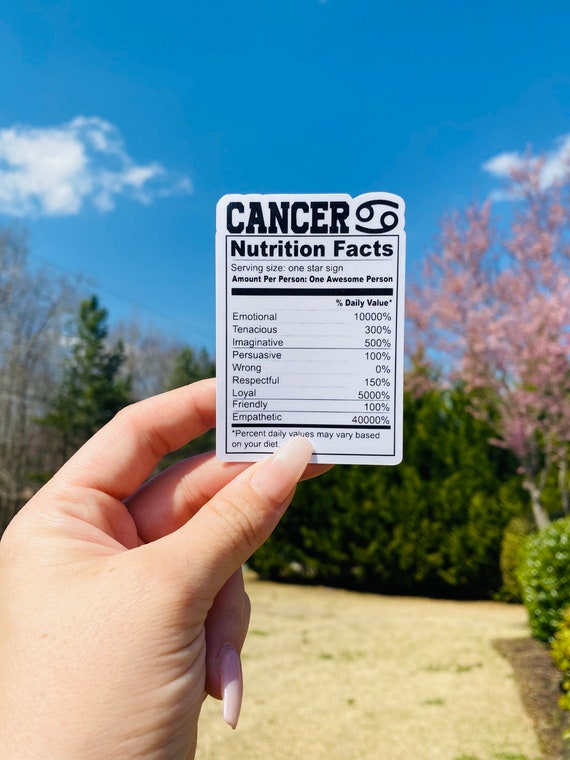 Cancer Vinyl Sticker - Etsy