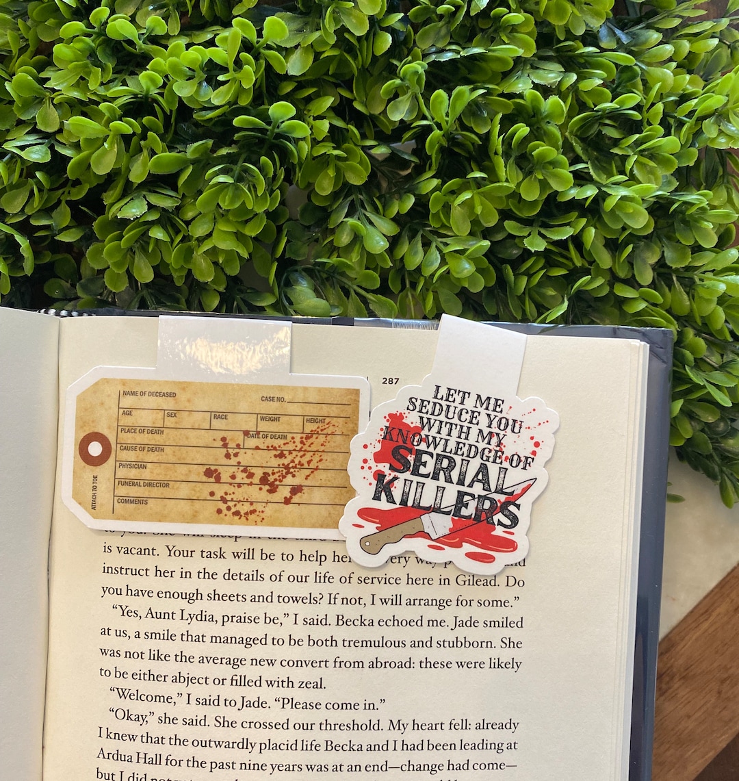 Serial Killer Magnetic Bookmark Set - Etsy