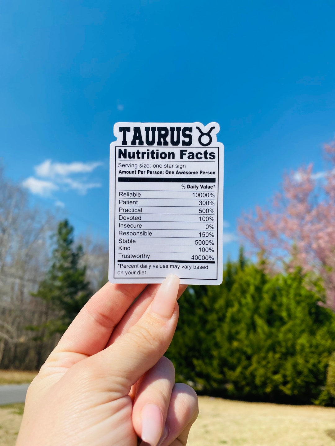 Taurus Vinyl Sticker - Etsy