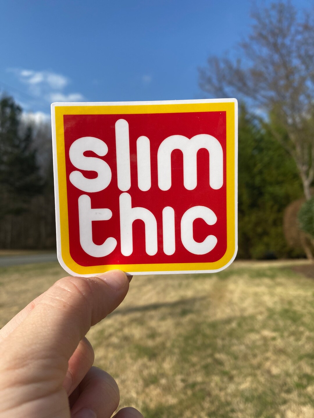 Slim Thic Sticker - Etsy