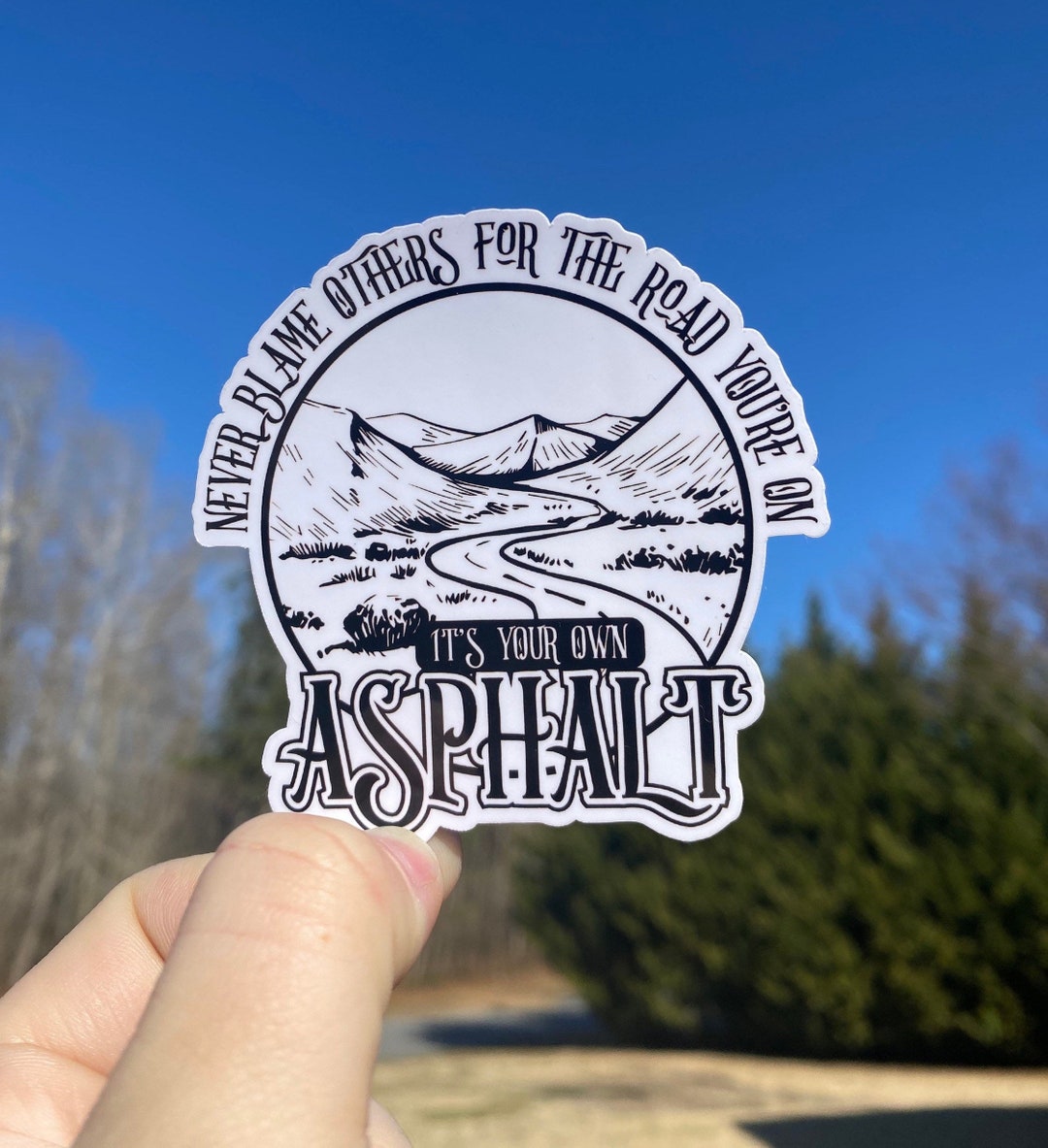 Its Your Asphalt Sticker - Etsy