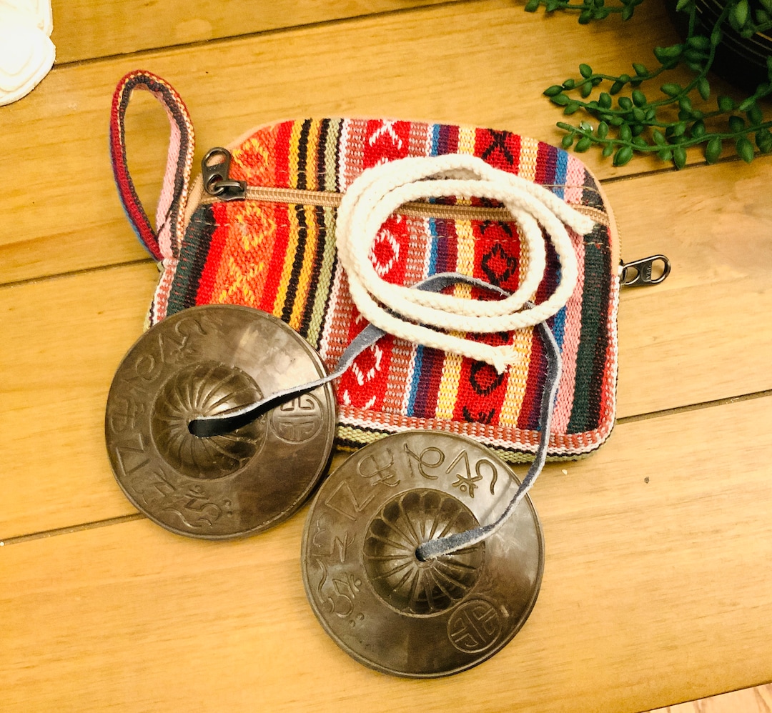 Full Moon Heavy Tingsha Set. 3.25 Inch Handcrafted Premium Quality ...