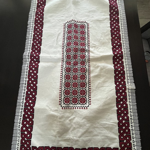 Palestinian Tatreez Table Runner - Etsy