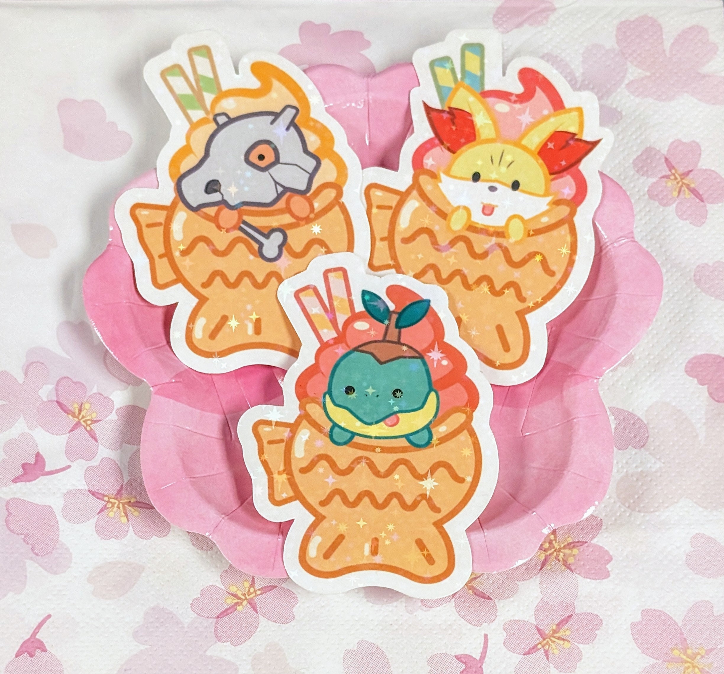 Holographic Taiyaki Sticker - Etsy