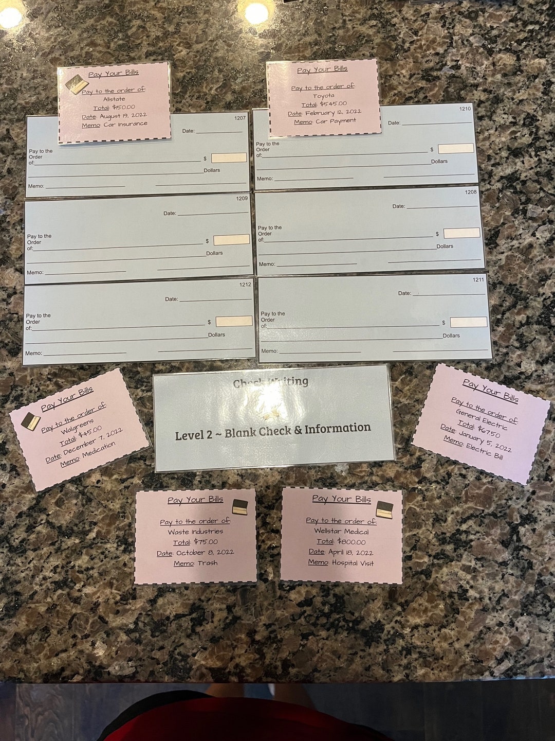 Life Skills Check Writing - Etsy