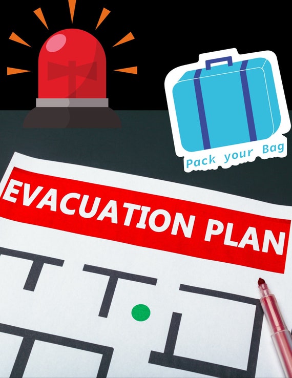 Emergency Evacuation Go Bag List - Etsy