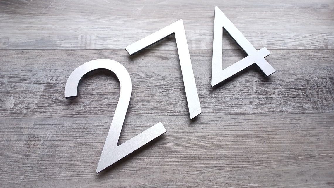 12 Inch House Numbers, Townhouse Numbers, Single House Numbers, Address ...