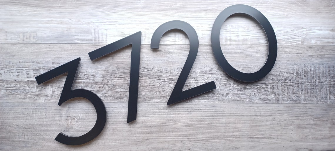 12 Inch House Numbers, Townhouse Numbers, Single House Numbers, Address ...