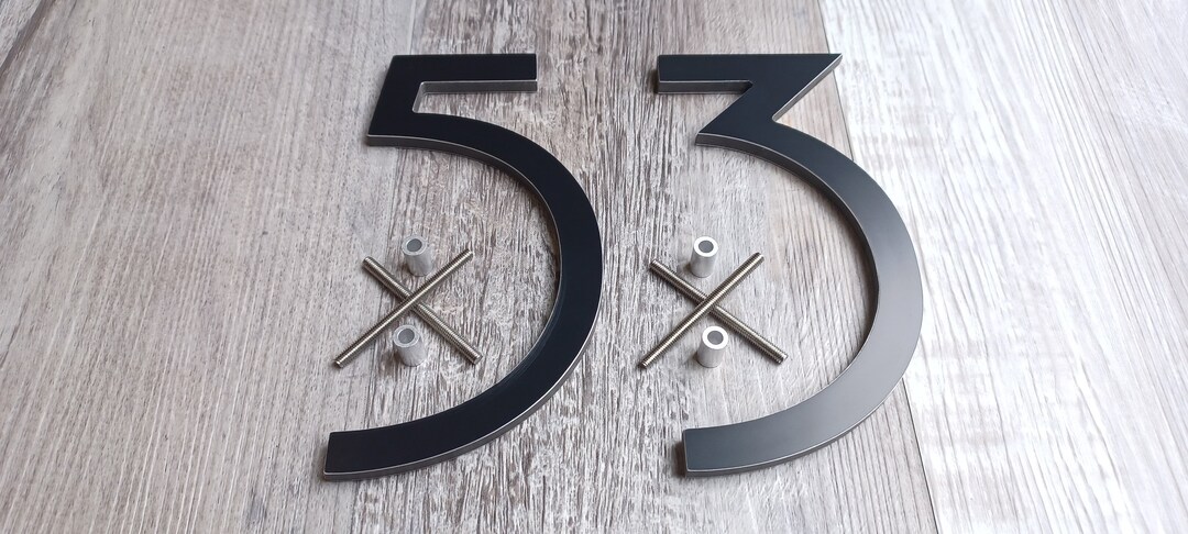 12 Inch House Numbers, Townhouse Numbers, Single House Numbers, Address ...