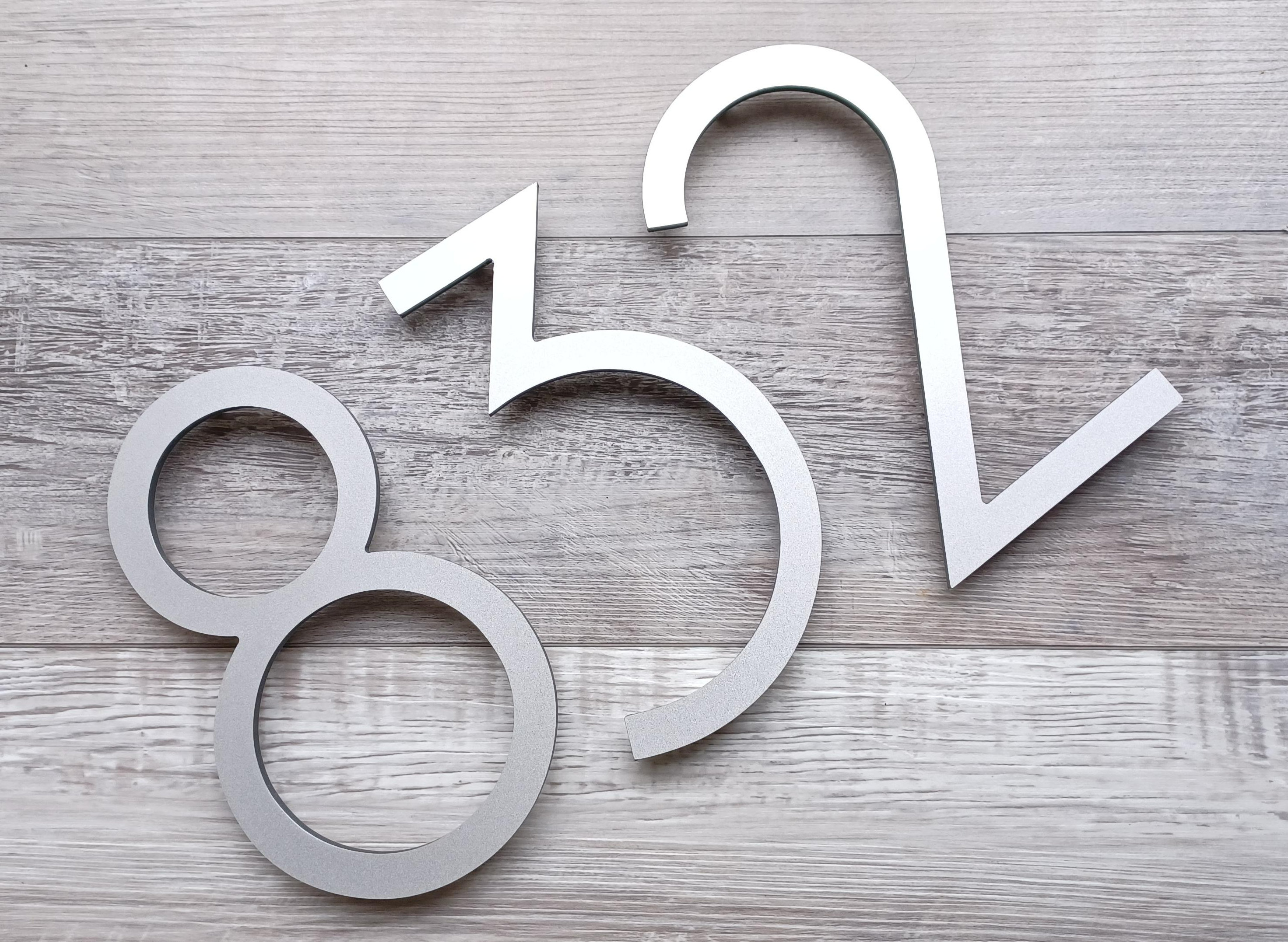 4 Inch THIN MODERN House Numbers, Mailbox Numbers, Condo Numbers, Gift ...