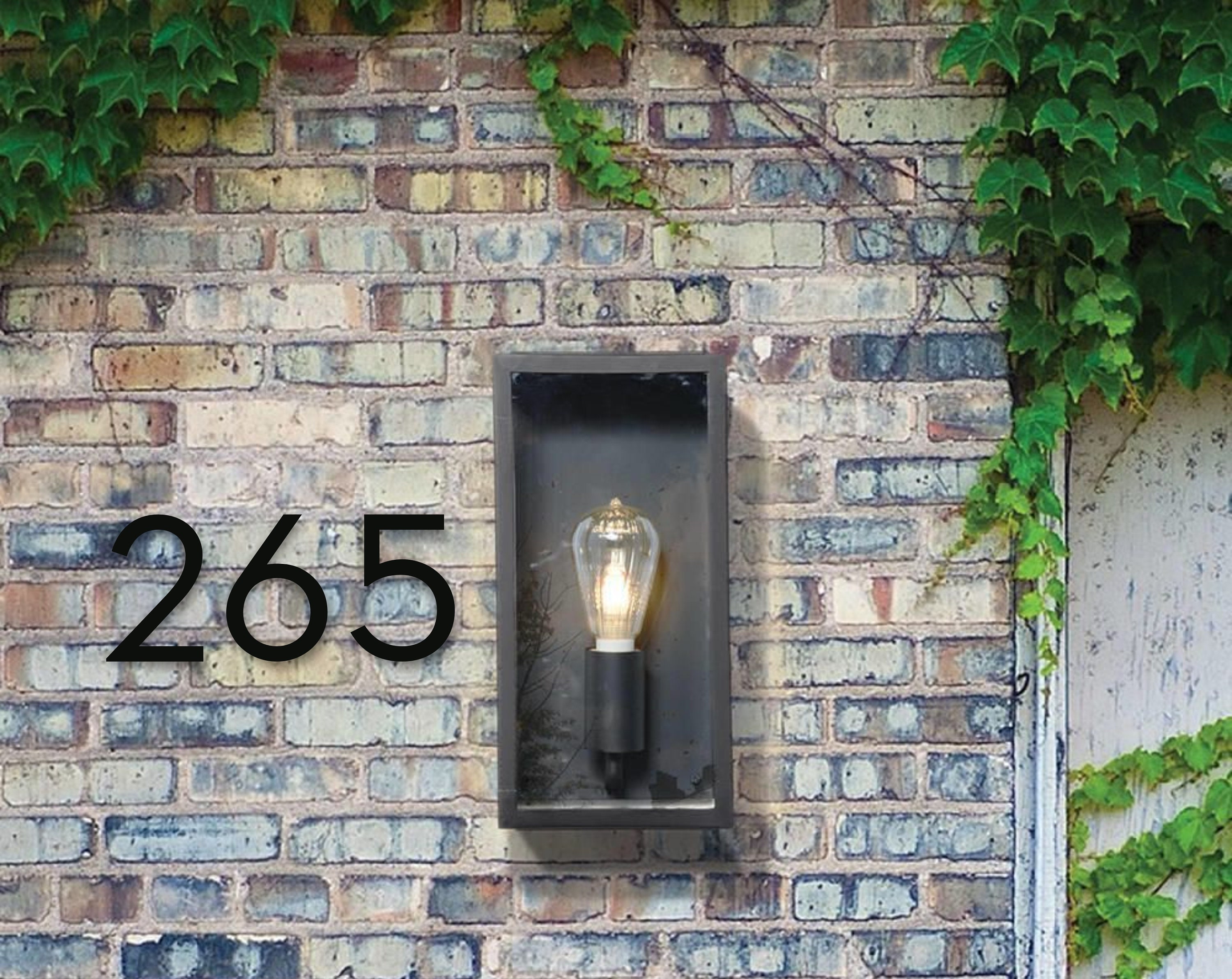 10 Inch House Numbers, Townhouse Numbers, Single House Numbers, Address ...