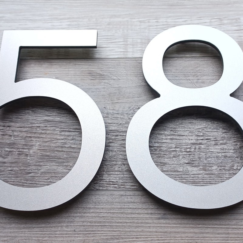 Modern Mailbox Numbers - Etsy
