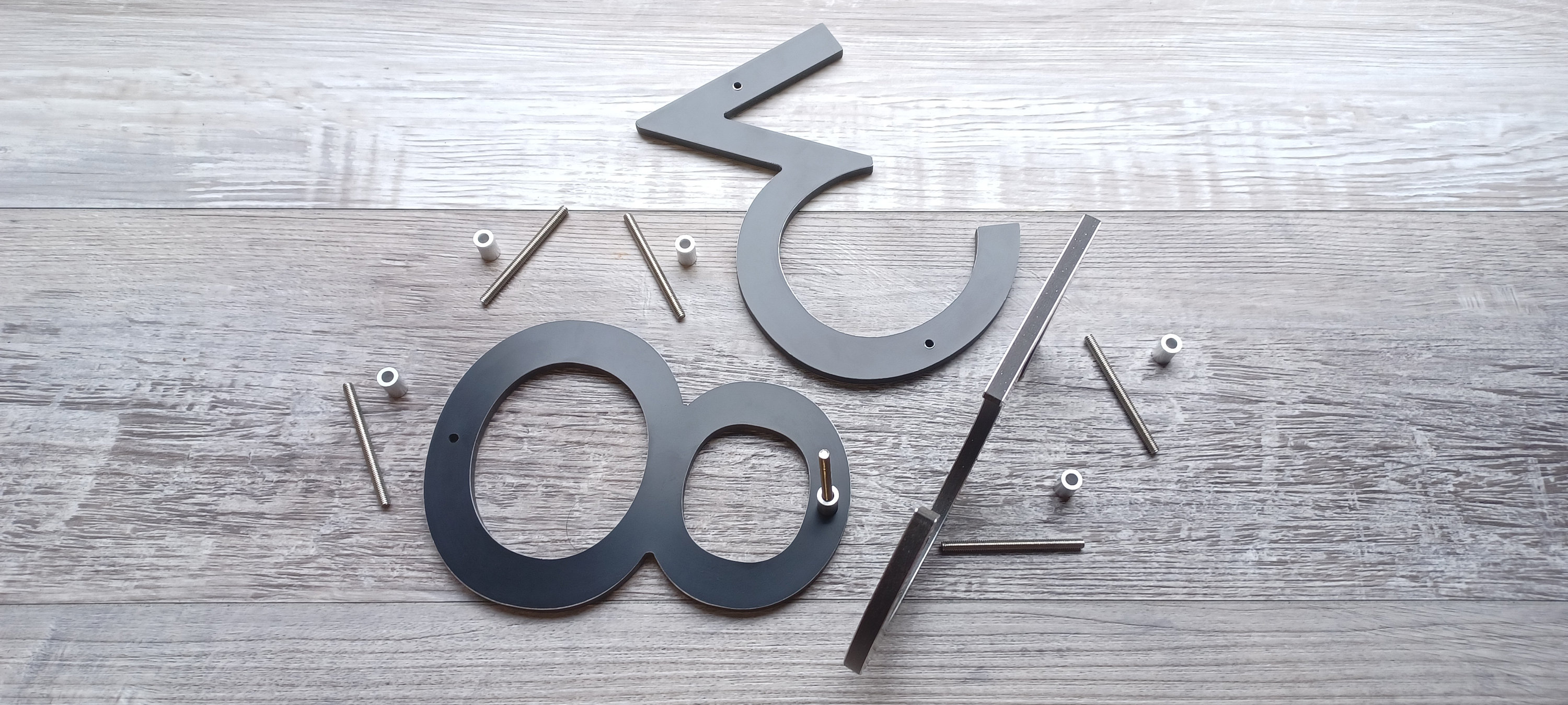 6 Inch House Numbers, Townhouse Numbers, Door Numbers, Address Numbers ...