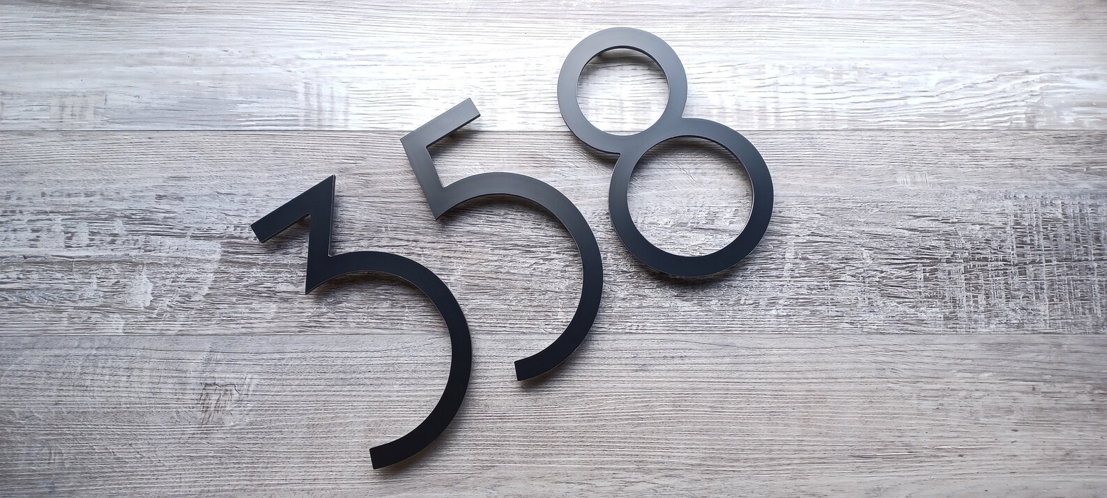 10 Inch THIN MODERN House Numbers, Big House Numbers, Building Numbers ...