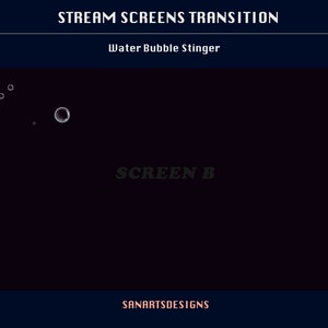 Ocean White Bubbles Twitch Stream Scenes Transition, Water White ...
