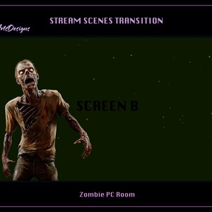 Zombie Stream Scene Transition, Zombie Twitch Screen Transition, Scary ...