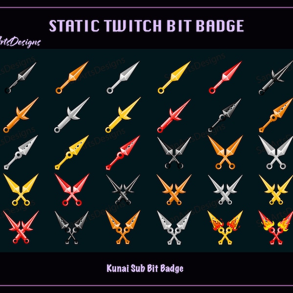 Twitch Weapon Badge - Etsy