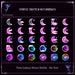 Blue Galaxy Moon Bottle Twitch Sub Bit Badges, Galaxy Moon Twitch Sub ...