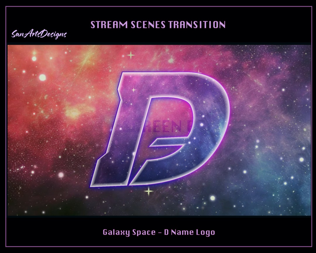 Shaking D Galaxy Space Stream Screen Transition, Shaking Galaxy Space ...