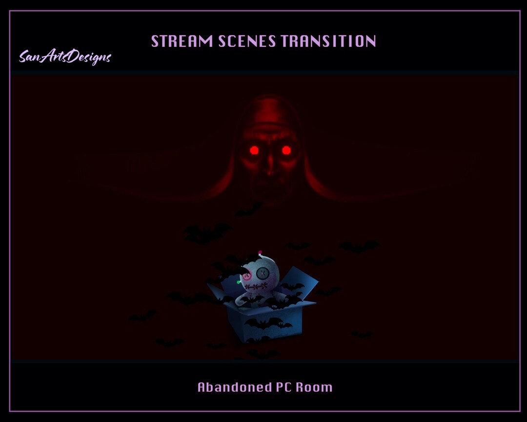 Scary Doll Box Twitch Screen Transition, Spooky Doll Box Stream Screen ...