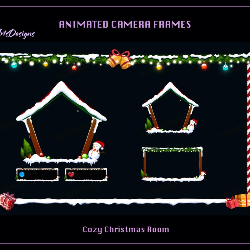 Christmas Twitch Frame - Etsy
