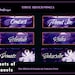 Twitch Panels Ice Nine Tail Fox Static Panels Ice Kitsune Streamers ...