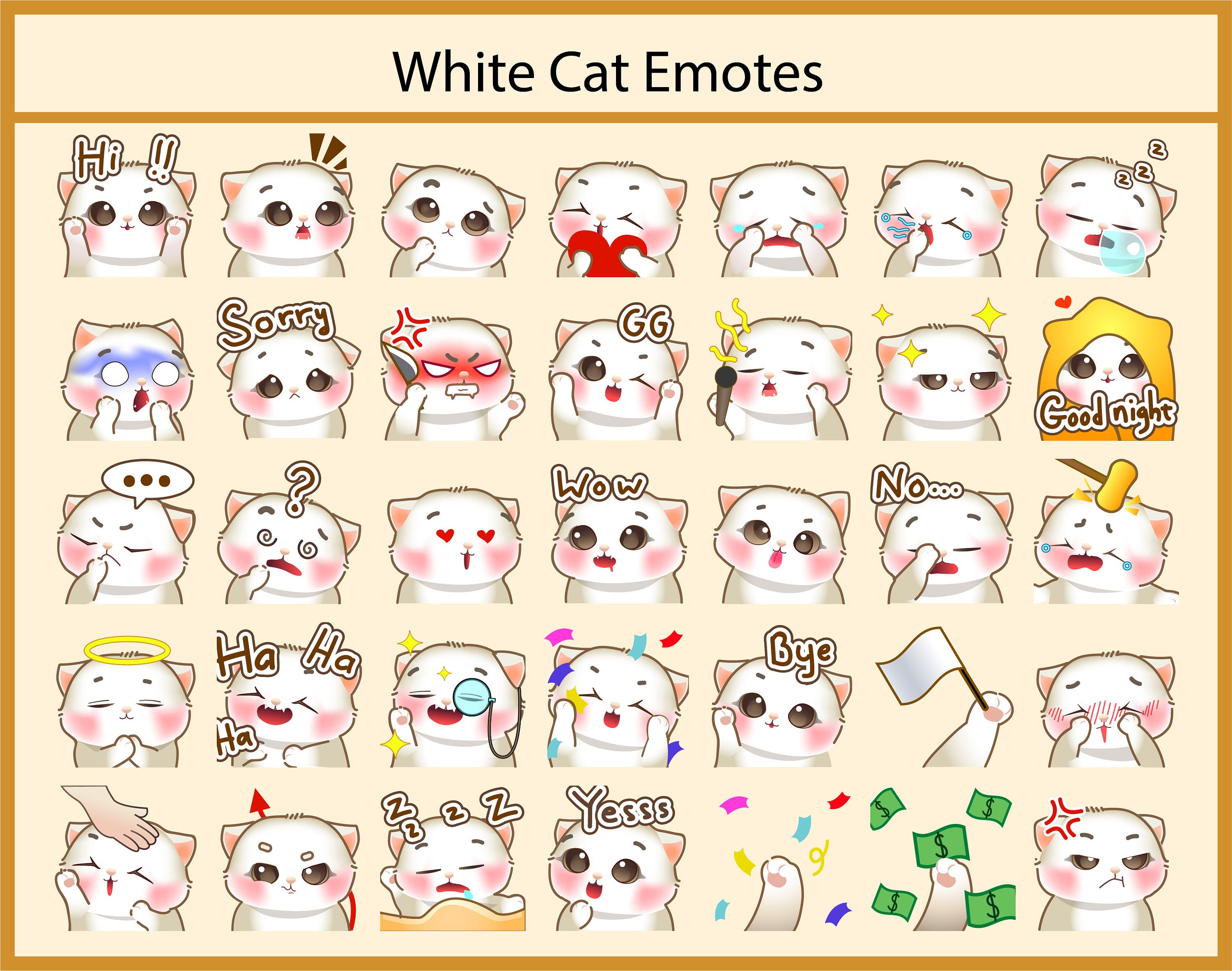 Static Custom Twitch Emotes for Streaming, OBS, Discord, Youtube ...