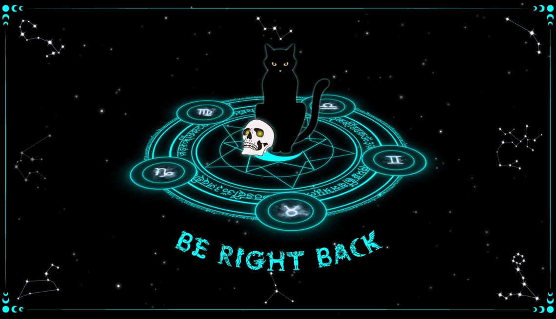 Animated Scenes Celestial Magic Circle, Animated Twitch Overlays ...