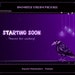 Animated Stream Overlay Package Minimalist Purple Raven for Streamers ...