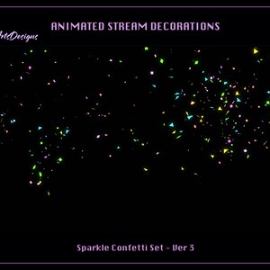 Confetti Shooting Set Animated Stream Overlays, Confetti Twitch ...
