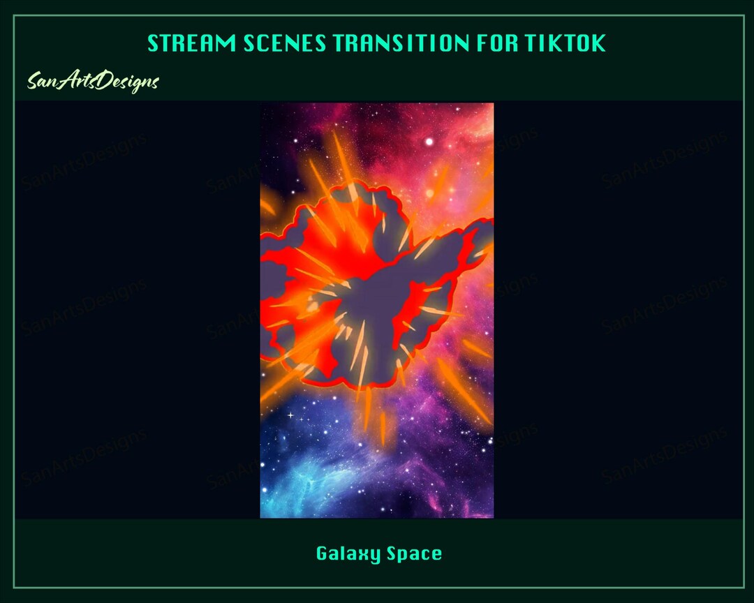 Galaxy Space TIKTOK Stream Scenes Transition, Galaxy Space TIKTOK ...