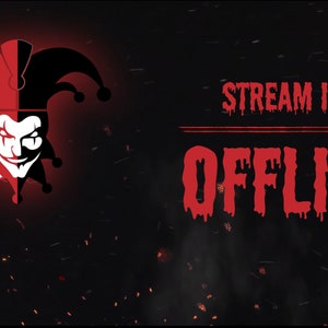 Animated Scenes Joker Horror Night, Animated Twitch Overlays Killer ...