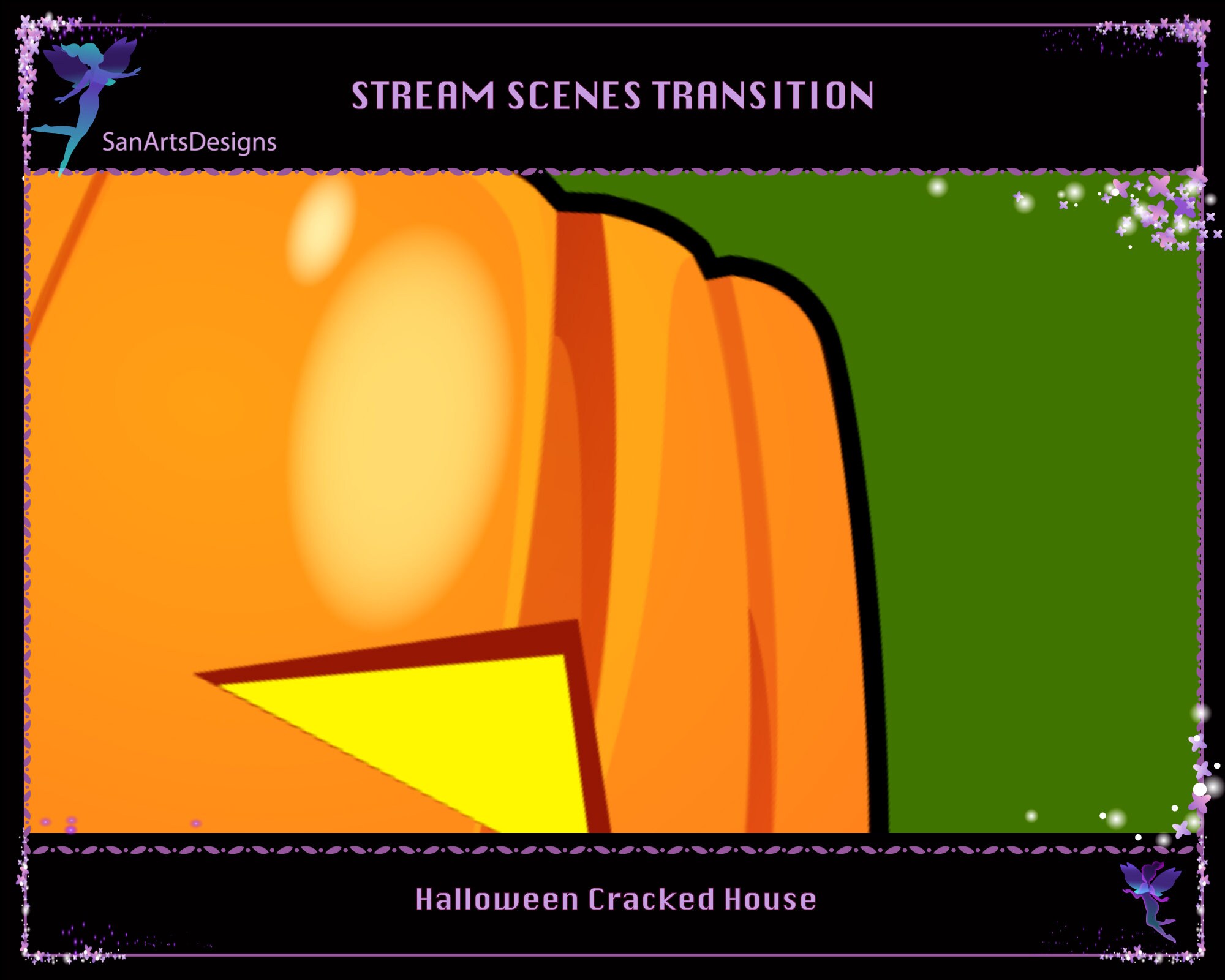 Falling Pumpkins Twitch Stream Screen Transition, Falling Halloween ...
