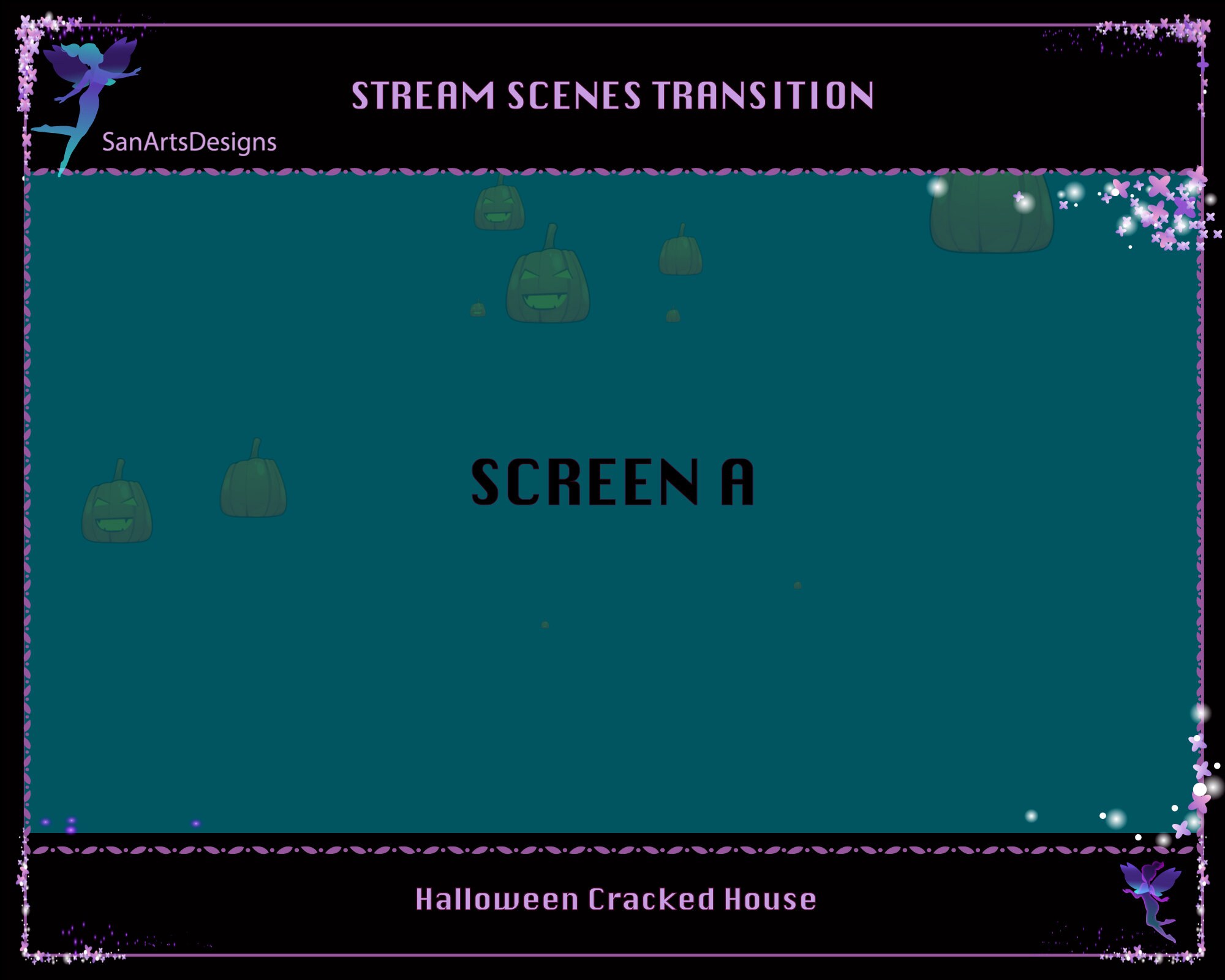 Falling Pumpkins Twitch Stream Screen Transition, Falling Halloween ...