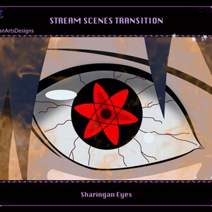 Shinobi Red Eyes Twitch Stream Scenes Transition, Ninja Red Eyes Twitch ...