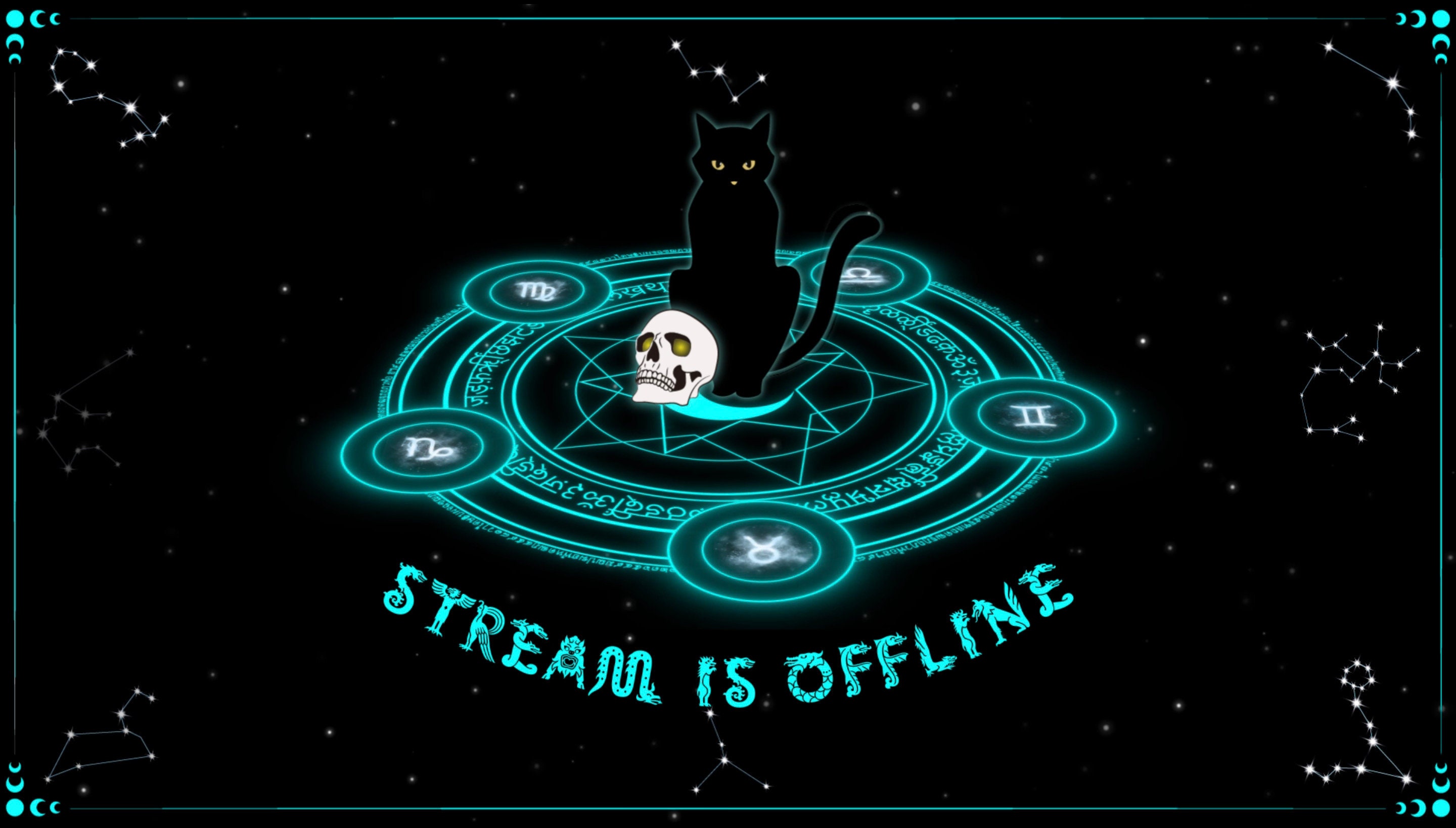 Animated Scenes Celestial Magic Circle, Animated Twitch Overlays ...