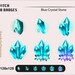 Blue Crystal Stone Twitch Sub Badges, Blue Gem Stone Twitch Sub Badges ...