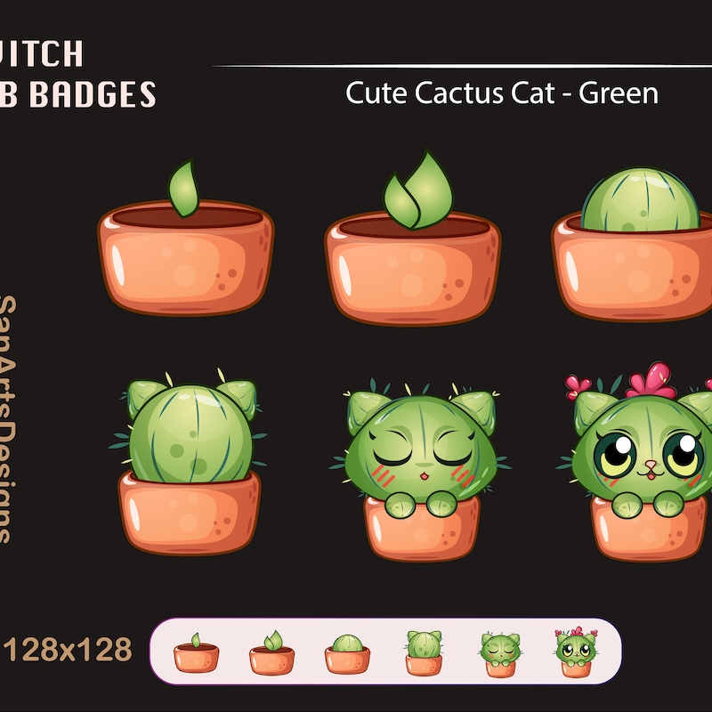 Cat Cactus - Etsy