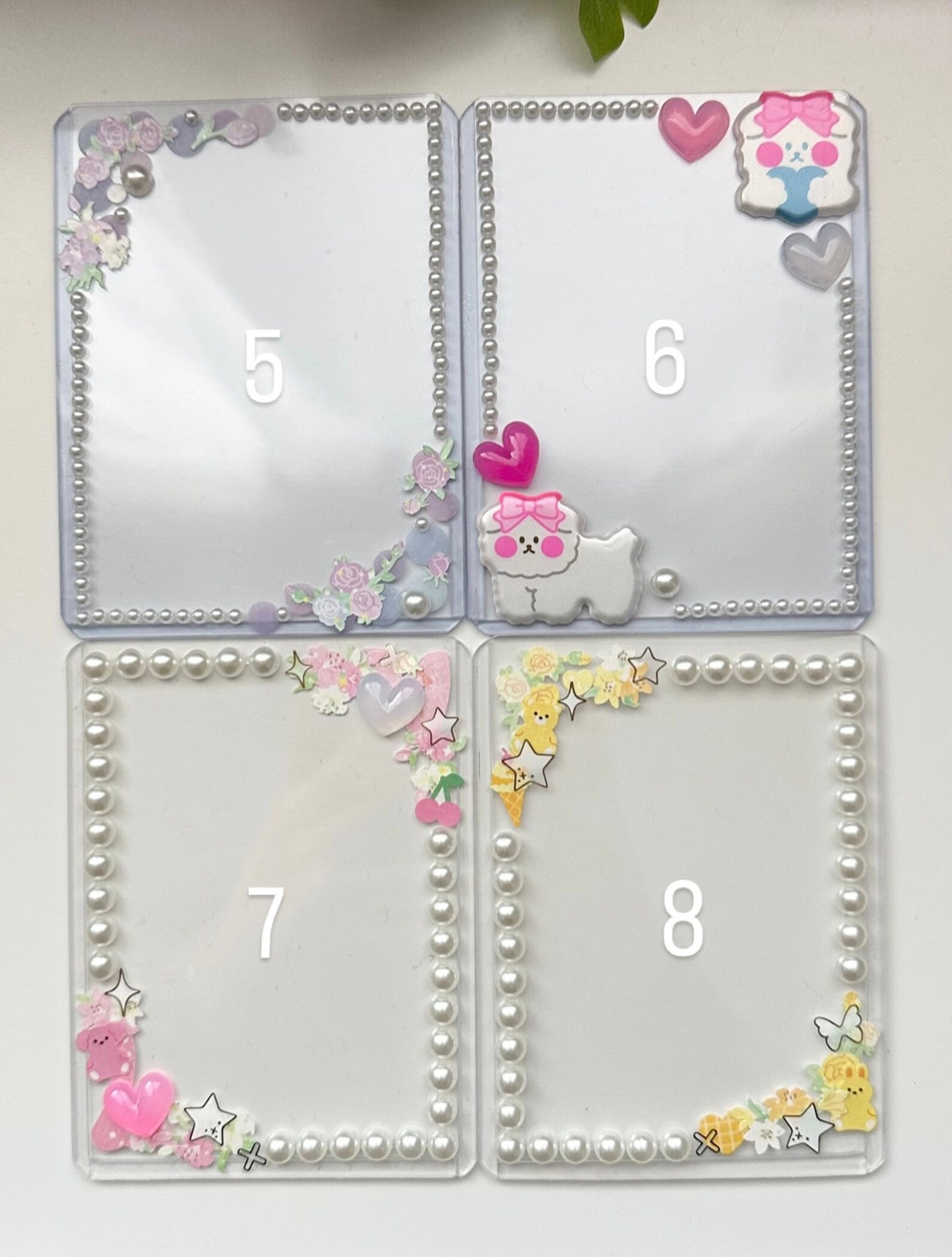 Jeweled Border Toploaders - Etsy