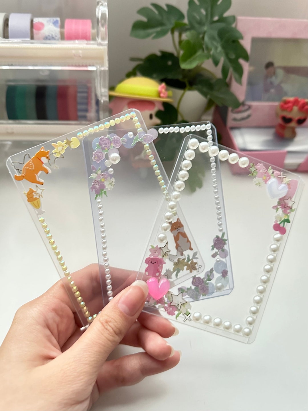 Jeweled Border Toploaders - Etsy