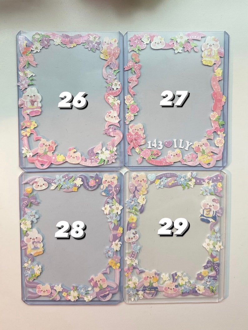 Photocard Toploaders - Etsy