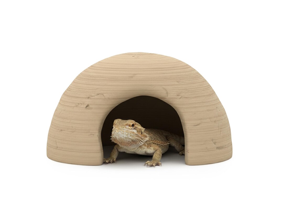 Dome Stone Cave Reptile Hide – 3D Print File (STL + 3MF) - Etsy